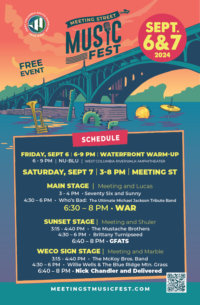 West Columbia’s Meeting Street Music Fest Starts TODAY: Parking, What ...