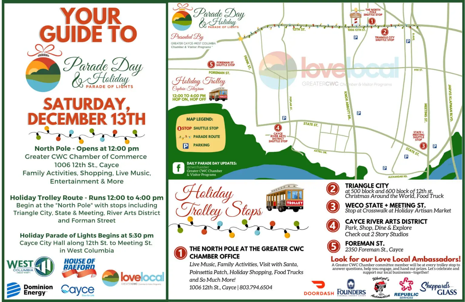 CWC Chamber Parade Day & Parade of Lights - City of West Columbia