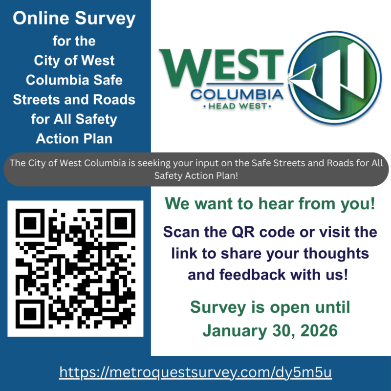 Safe Streets and Roads for All Grant - City of West Columbia